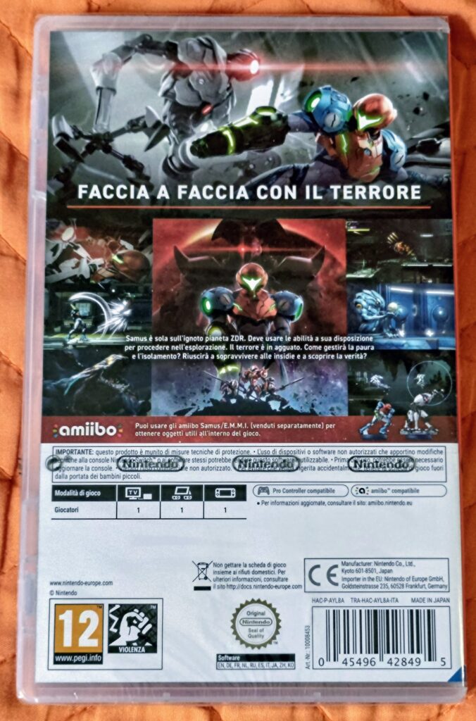 Metroid Dread, posteriore edizione standard – eritrium.org