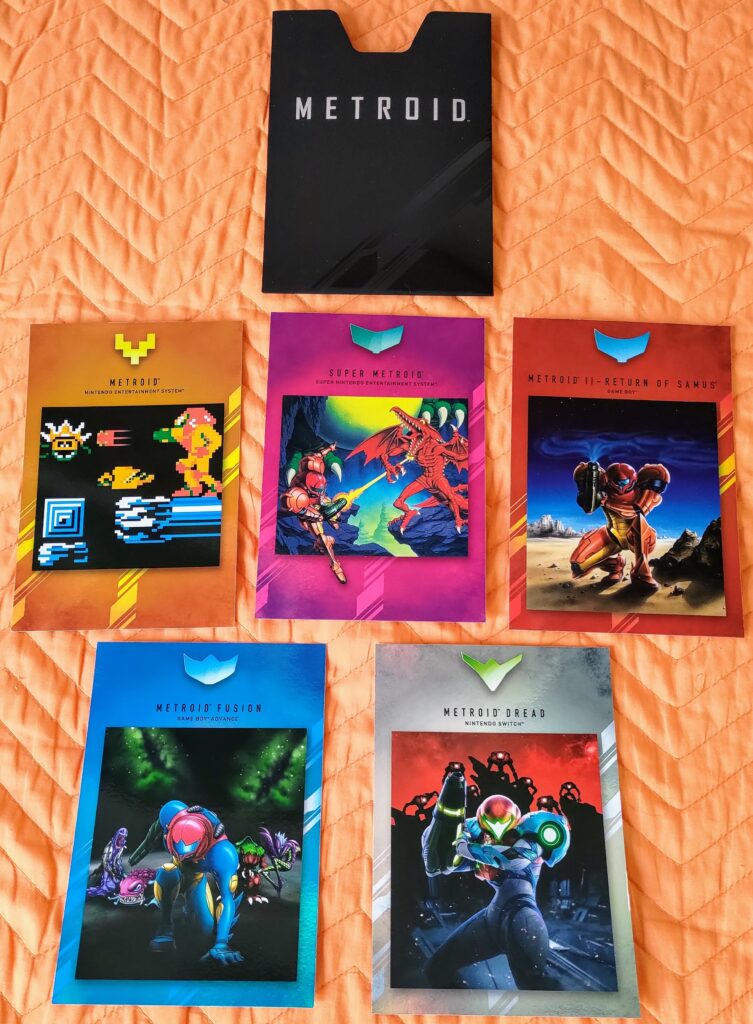 Metroid Dread, dettaglio set di carte olografiche – eritrium.org